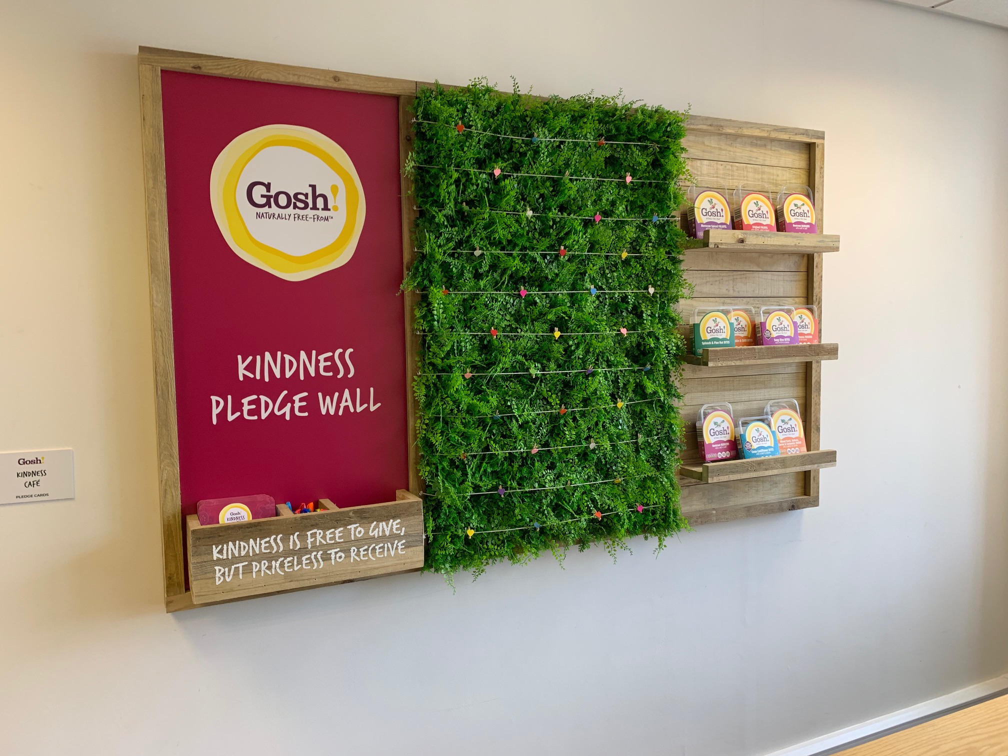 Gosh – Kindness Pledge Wall